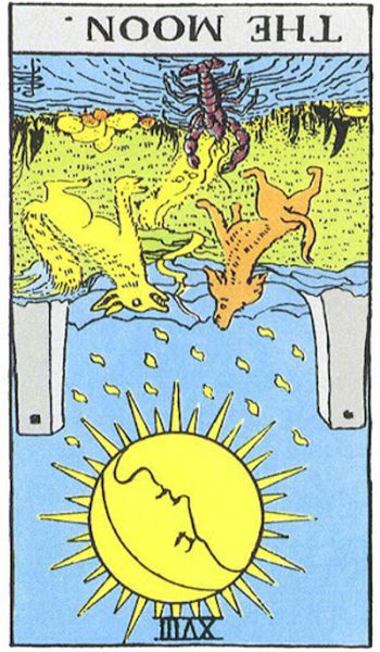 Ý nghĩa The Moon Rider Waite Smith Tarot - Mặt Trăng trong Rider Waite ...
